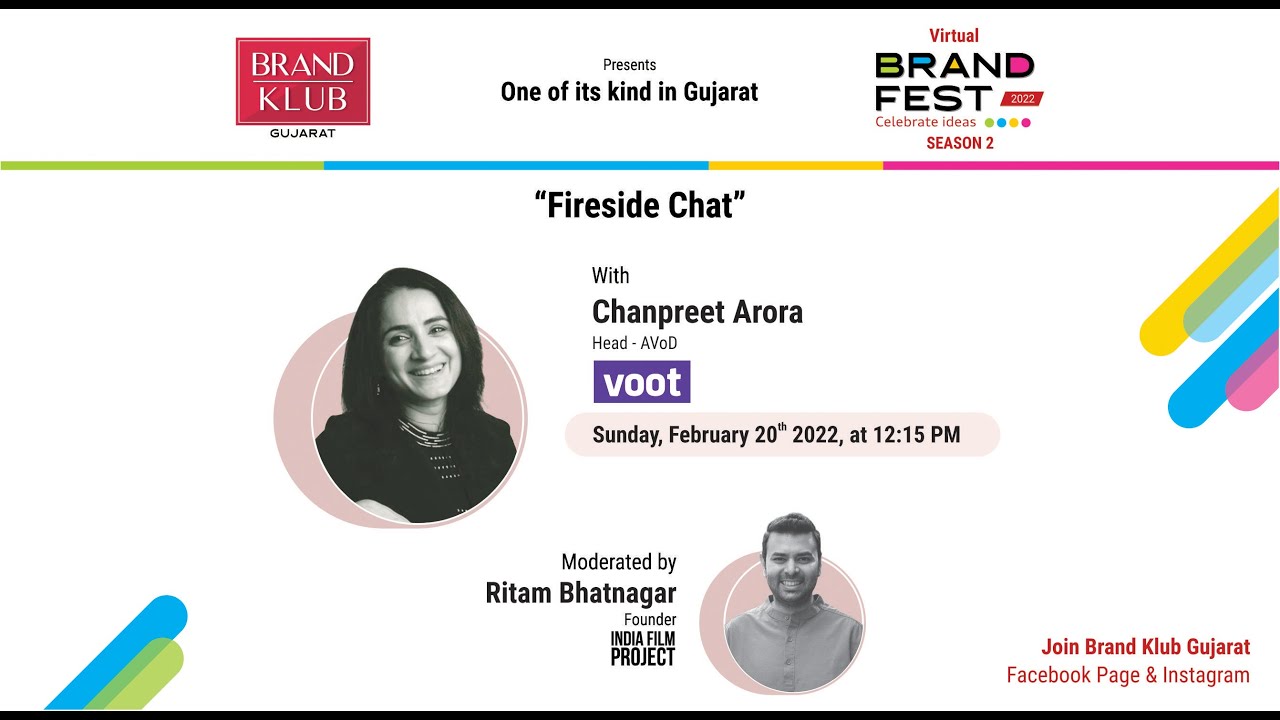 Fireside Chat with CHANPREET ARORA. Led by Ritam Bhatnagar at Brand ...