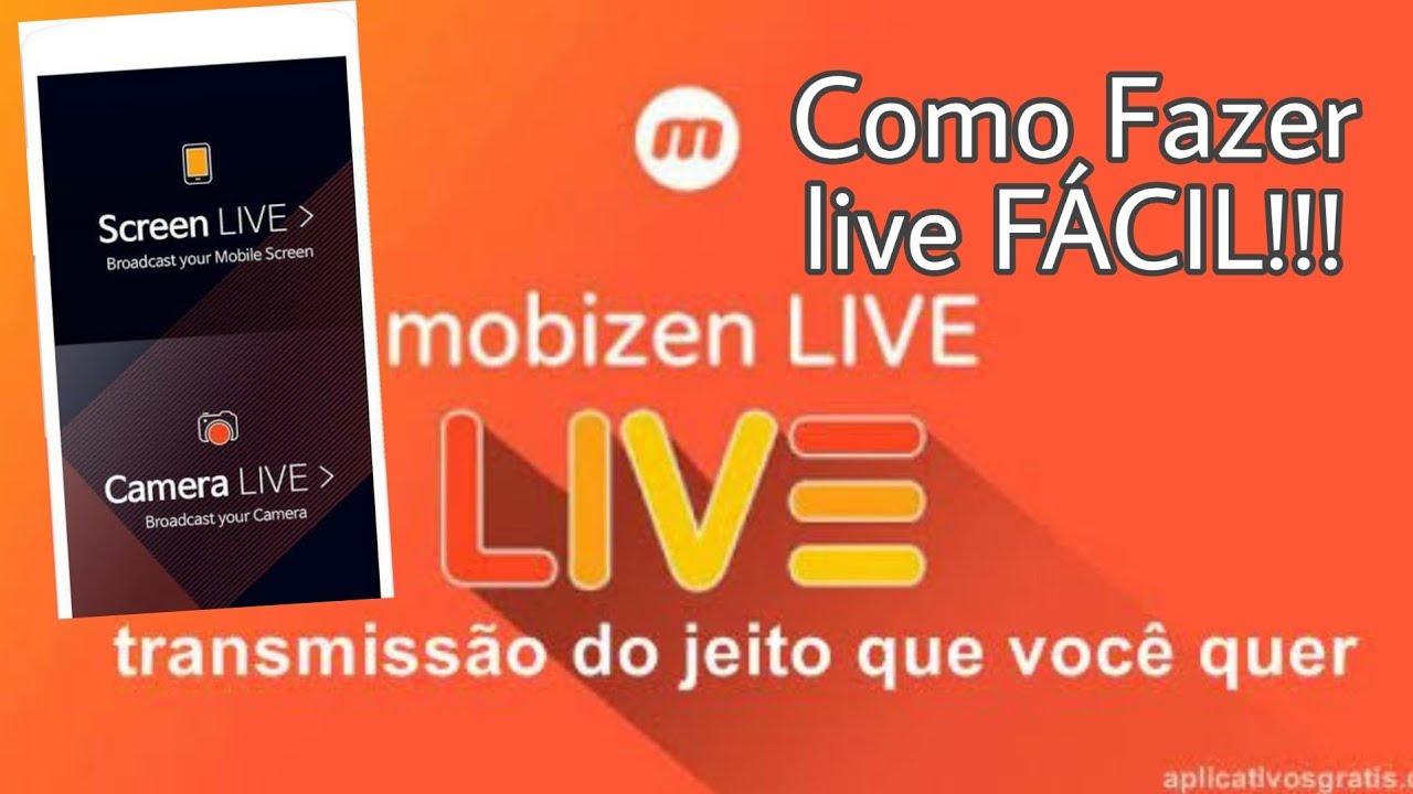 COMO USAR O MOBIZEN PASSO À PASSO| COMO FAZER LIVE ANTES DE MIL ...