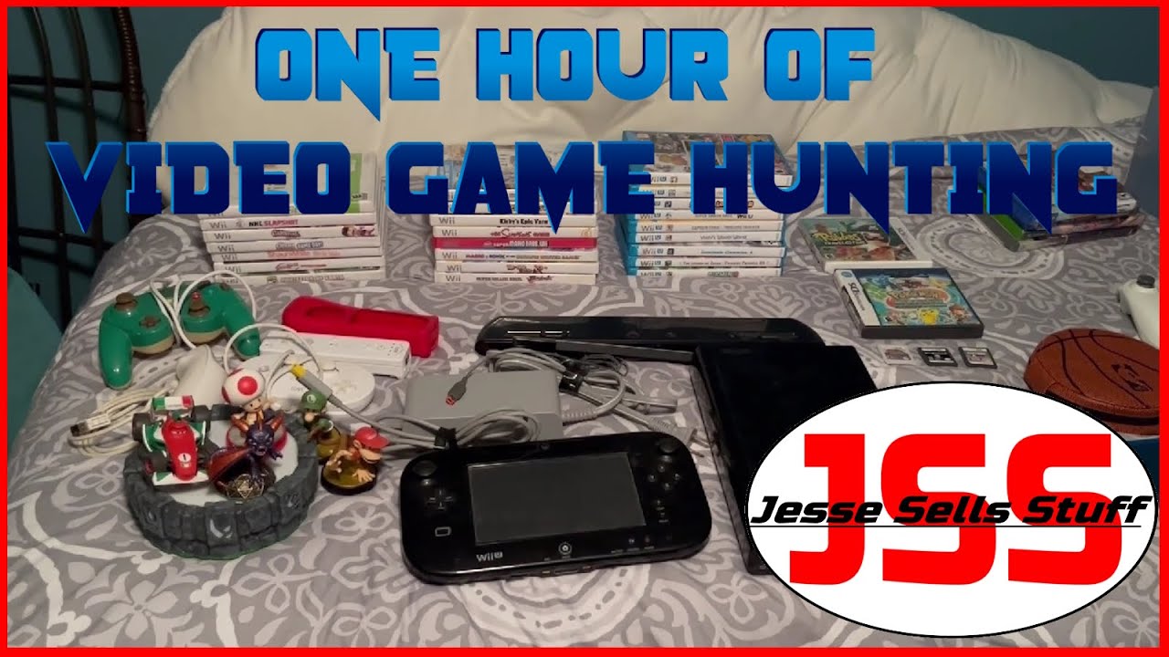 ONE HOUR OF VIDEO GAME HUNTING - Video Game Resale - YouTube