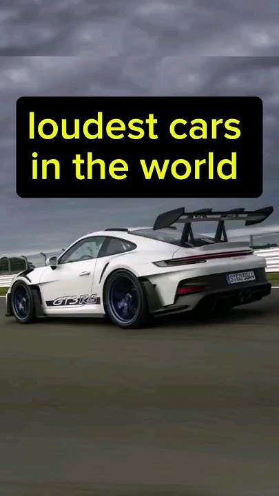 Loudest cars in the world - CRAZY SOUNDS 🤯 - YouTube