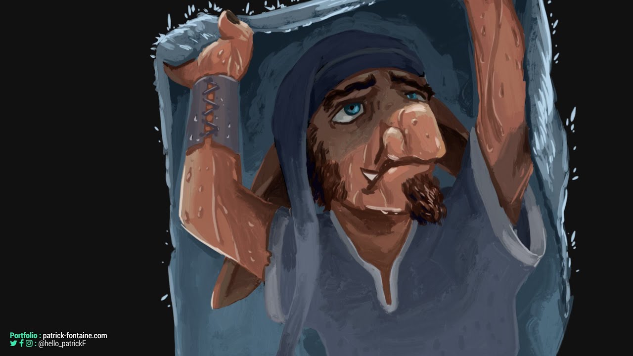 ALTHING - Troll - Digital painting time lapse - YouTube