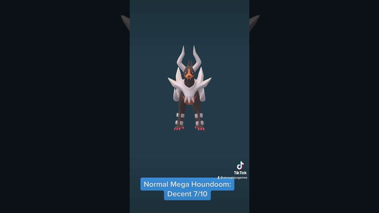 Shiny Houndoom Mega Evolution