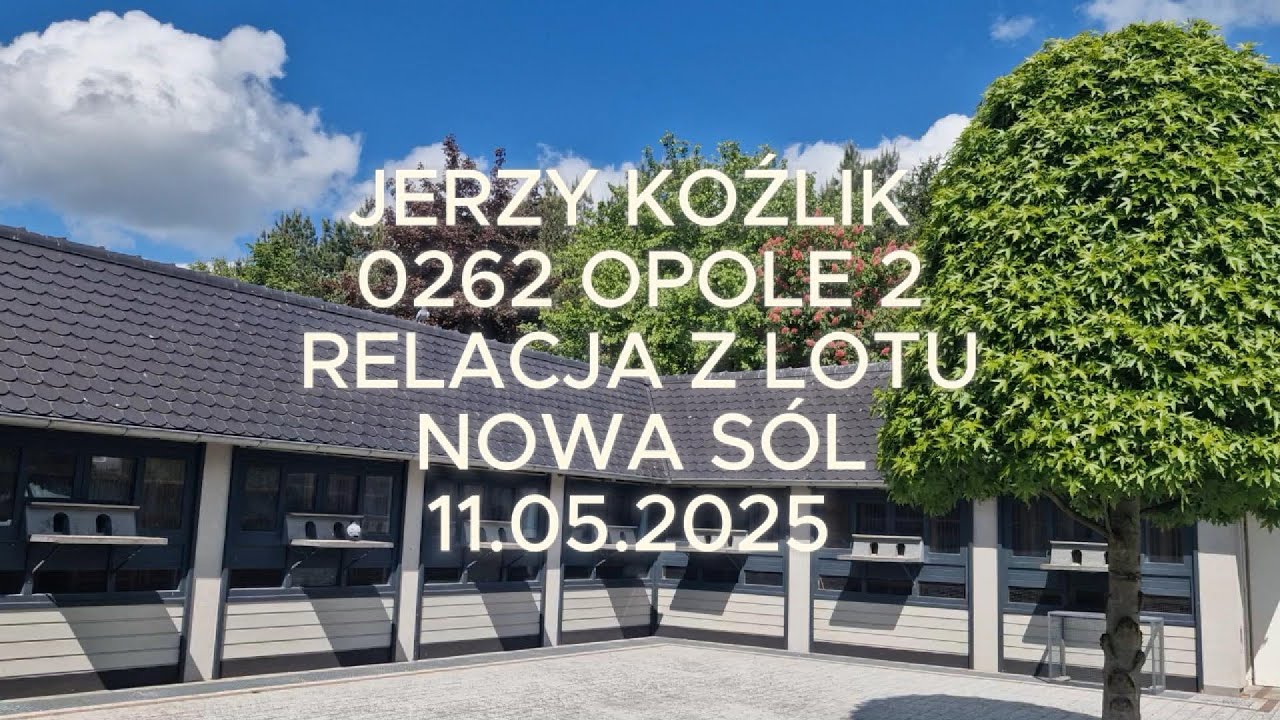 Jerzy Koźlik 0262 Opole 2 Relacja z Lotu Nowa Sól 11.05.2025 - YouTube