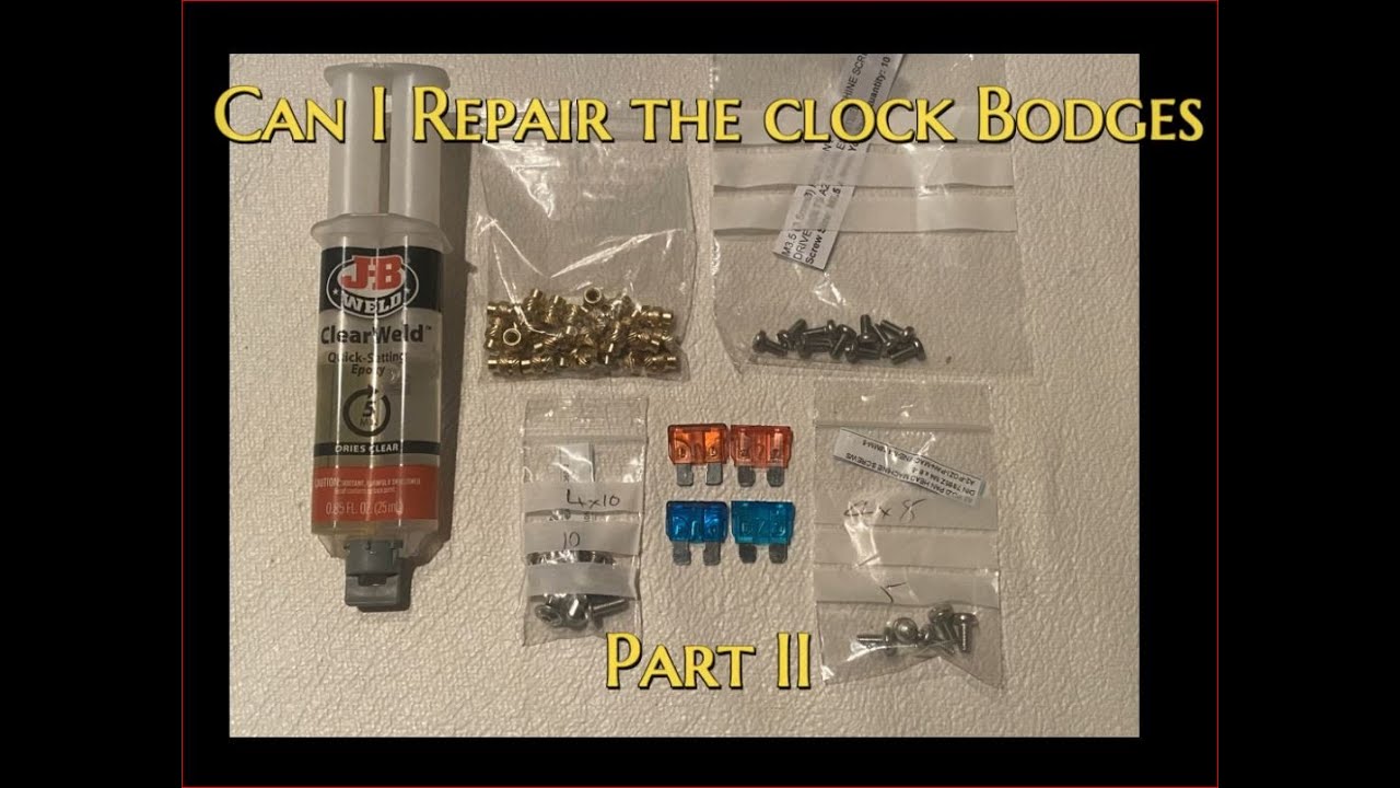 Can I repair the clock bodges - Part II - YouTube