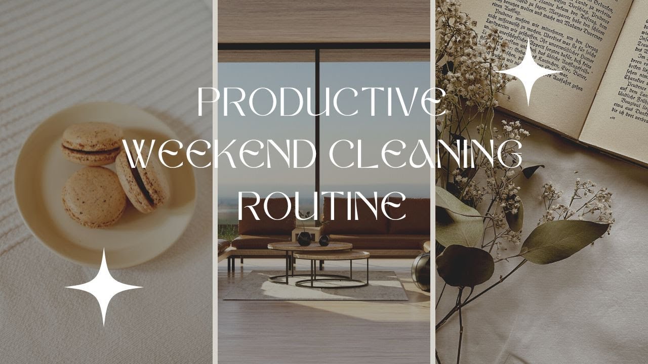 PRODUCTIVE WEEKEND CLEANING ROUTINE 2022 | Organize ,Clean Studio ...