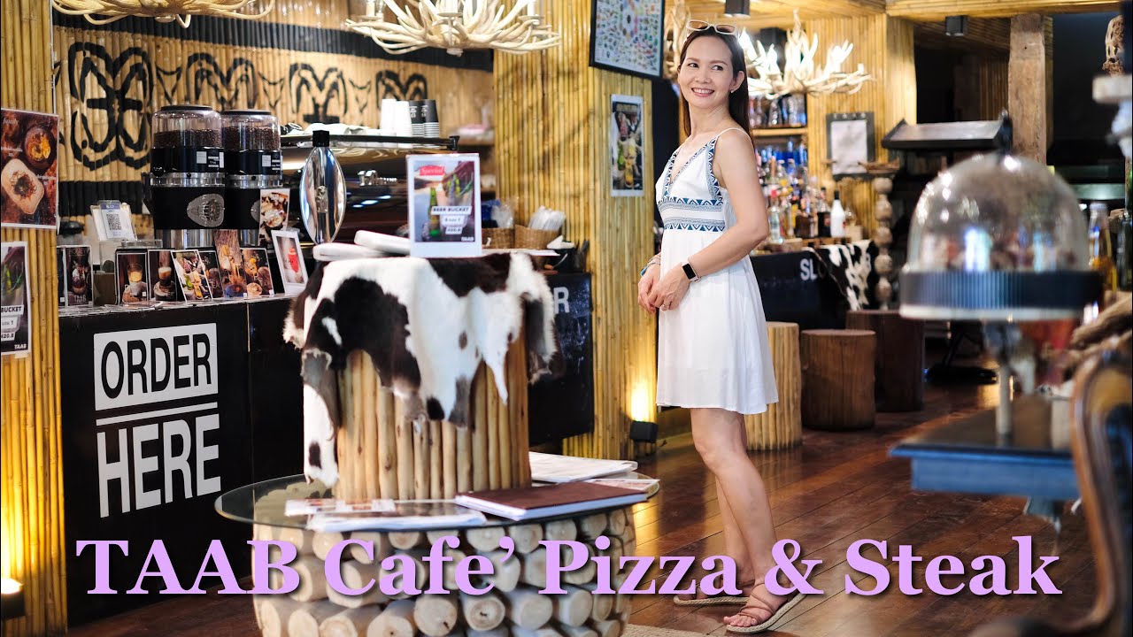 TAAB Cafe’Pizza & Steak บางแสน - YouTube