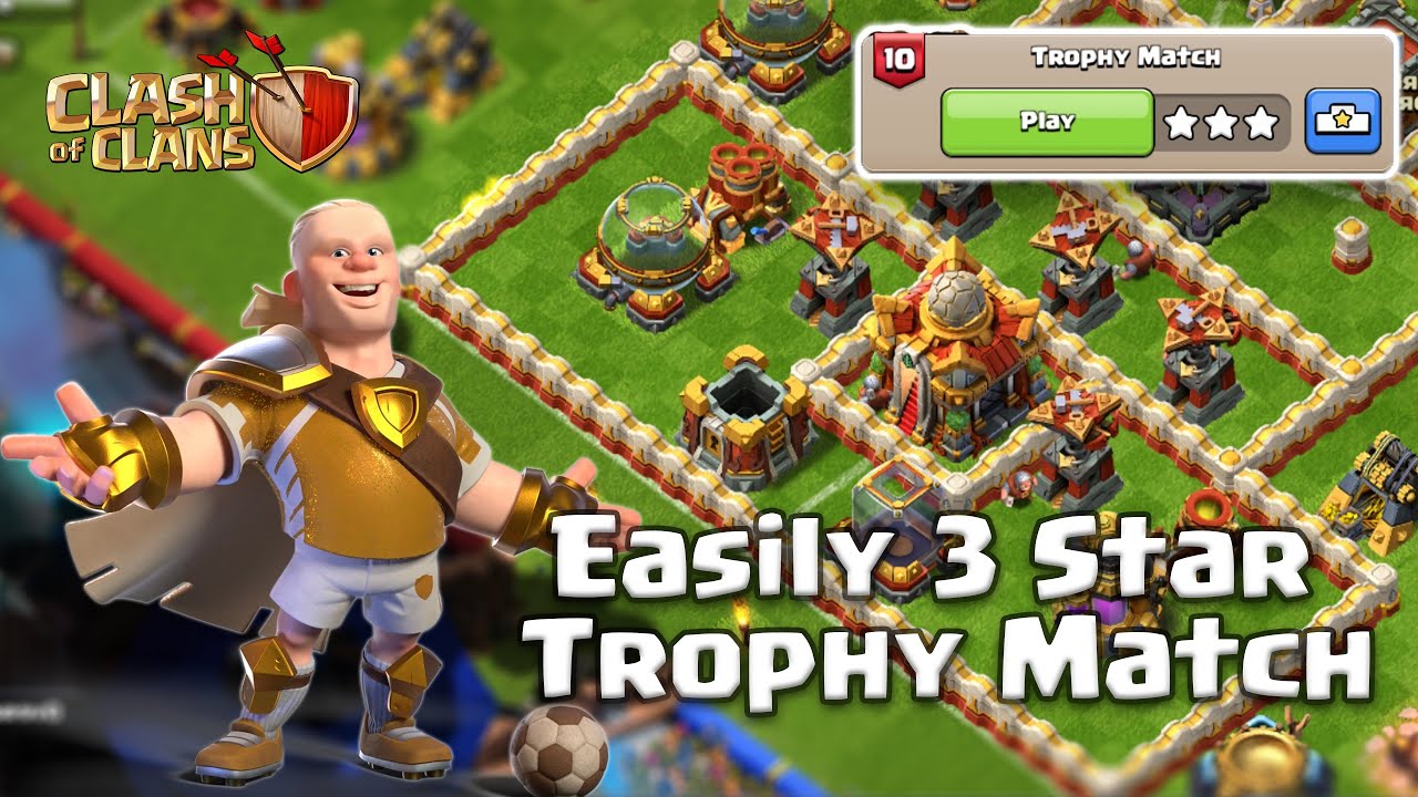 Easily 3 Star Trophy Match - Haaland Challenge #10 | Clash of Clans ...