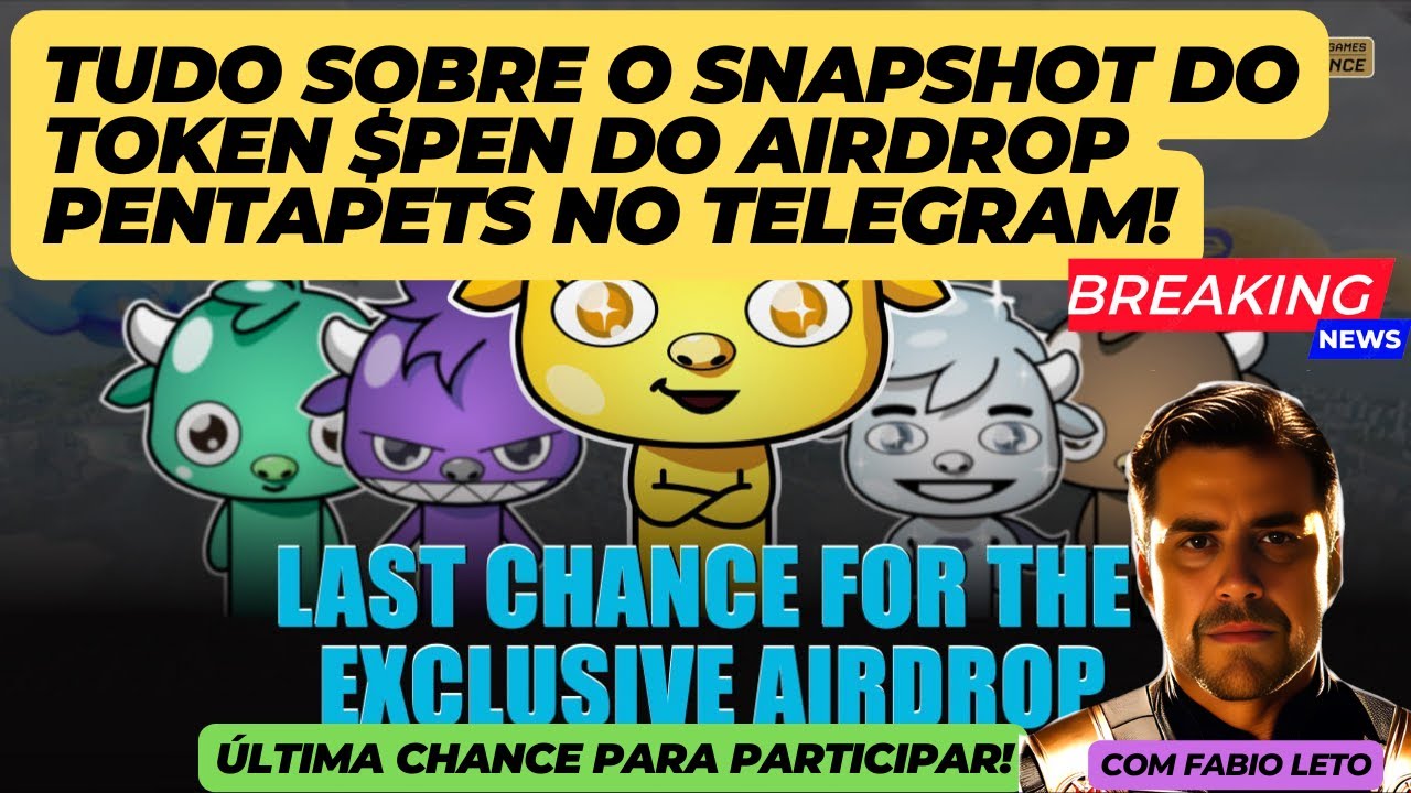 SNAPSHOT DO TOKEN $PEN DO AIRDROP PENTAPETS NO TELEGRAM! ÚLTIMA CHANCE ...