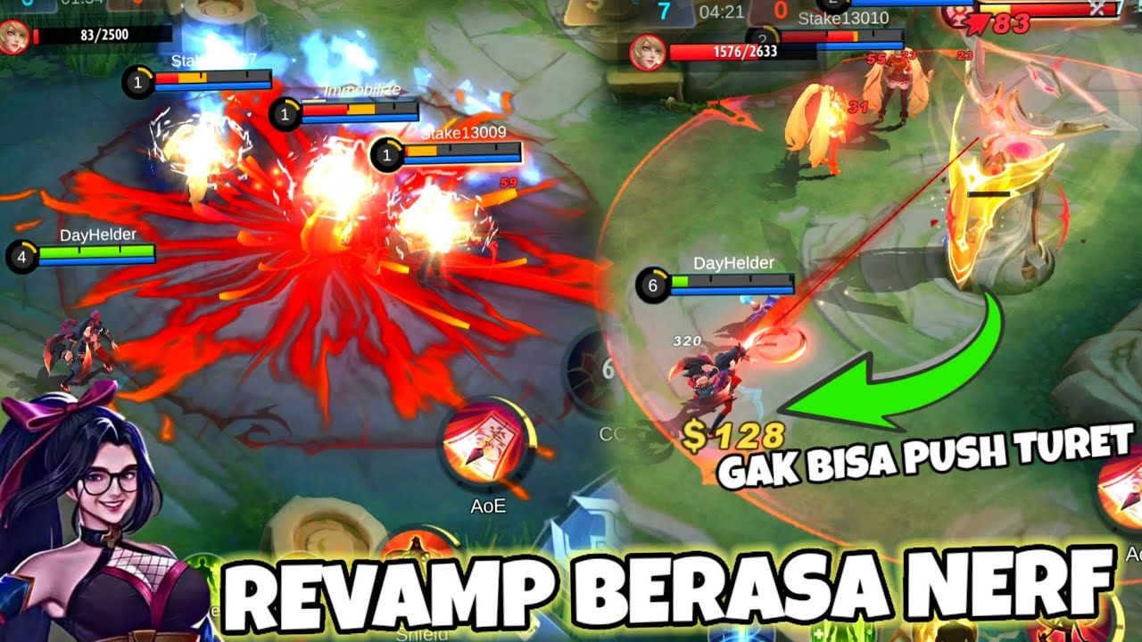 KECEWA BERAT SAMA HANABI REVAMP ! REVAMP TAPI BERASA NERF GAK BISA PUSH ...