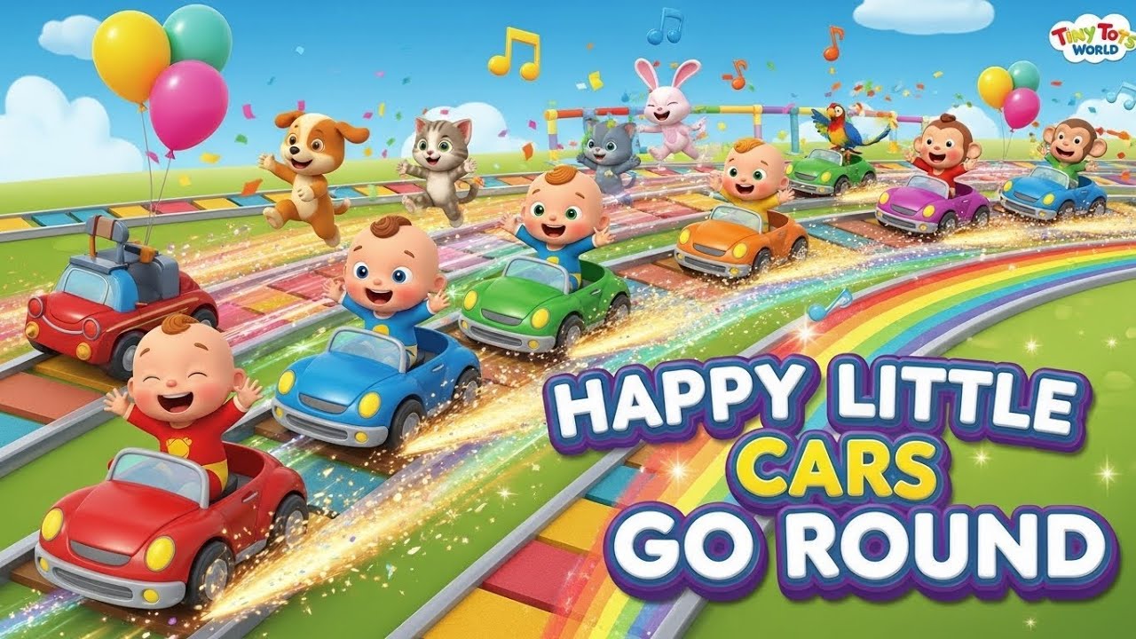 Little Cars Go Round – Baby Dance Song - YouTube