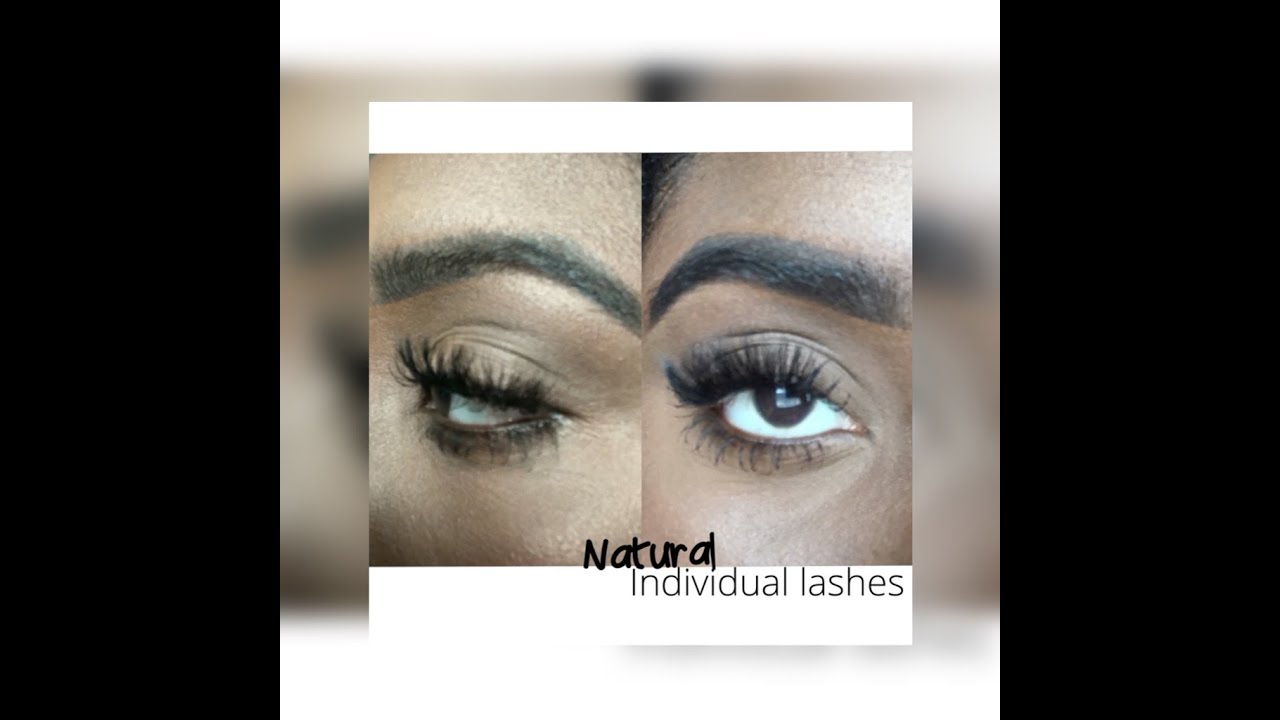 Tutorial: How to apply Natural individual lashes - YouTube
