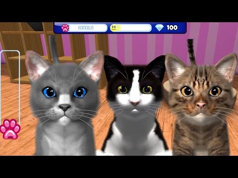 InstaKitty 3D-Virtual Cat Simulator | iPad app demo for kids | Take ...