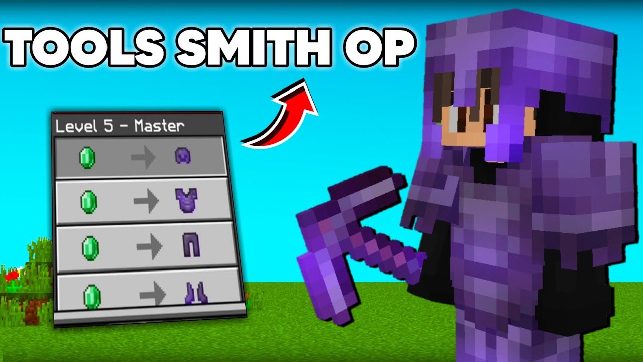 Minecraft But Tools Smith Are Op - YouTube
