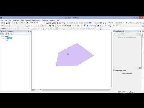 (ArcGIS) Crear shapefile de polígono / Create polygon shapefile - YouTube