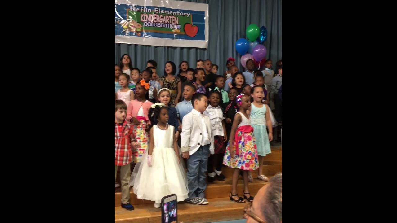heflin elementary kindergarden celebration 2016 - YouTube
