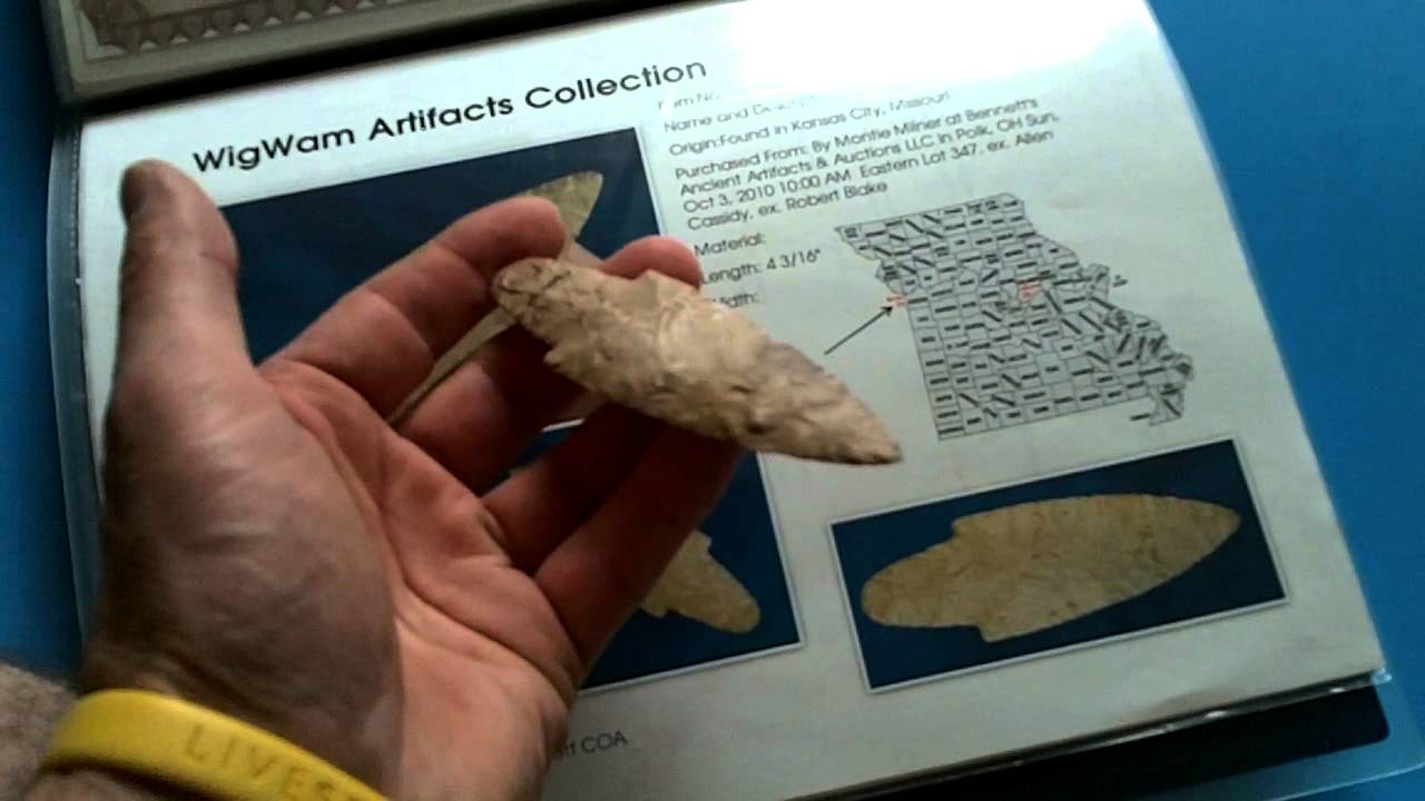 Adena Arrowhead - Native American Artifact - YouTube