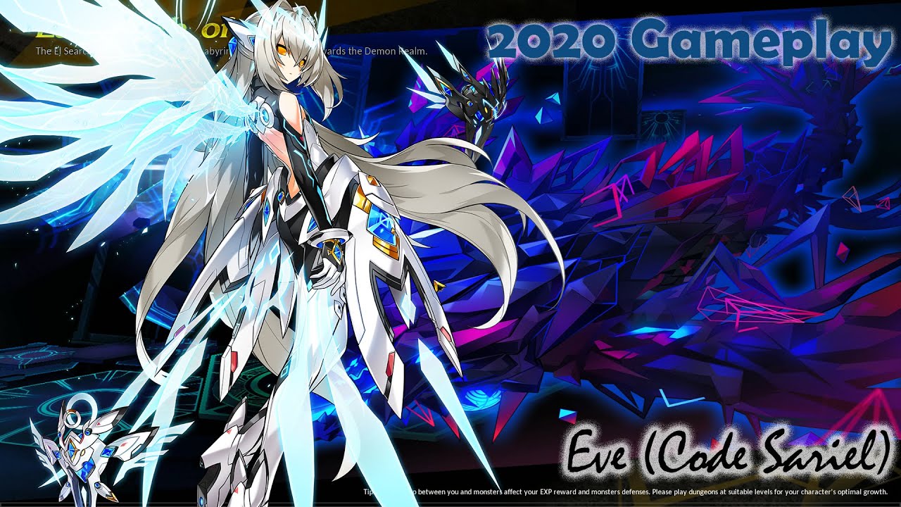 [Elsword] Code Sariel on Labyrinth of Ruin 12-1 [2020 Gameplay] - YouTube
