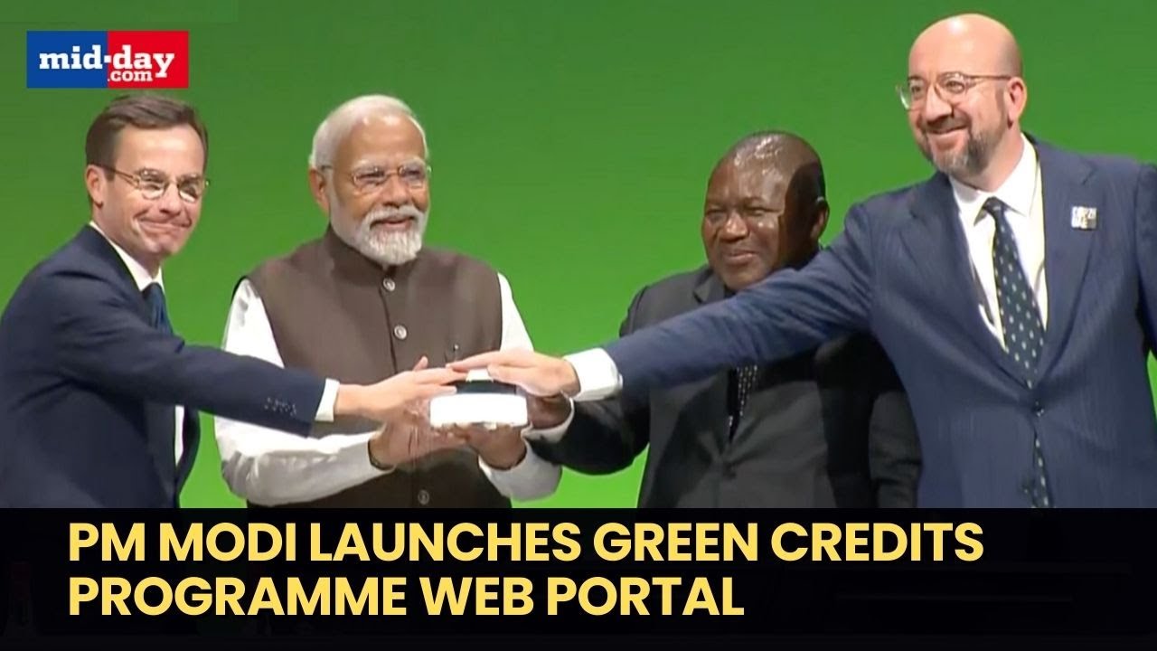 PM Modi, world leaders launch web portal of Green Credits Programme at ...