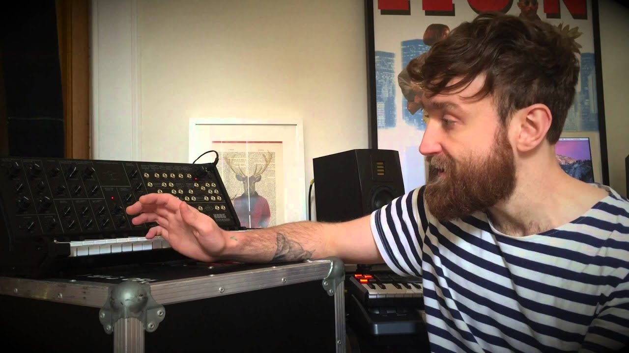 Ross McNae from Glaswegian rock band Twin Atlantic, With MS20-MINI ...