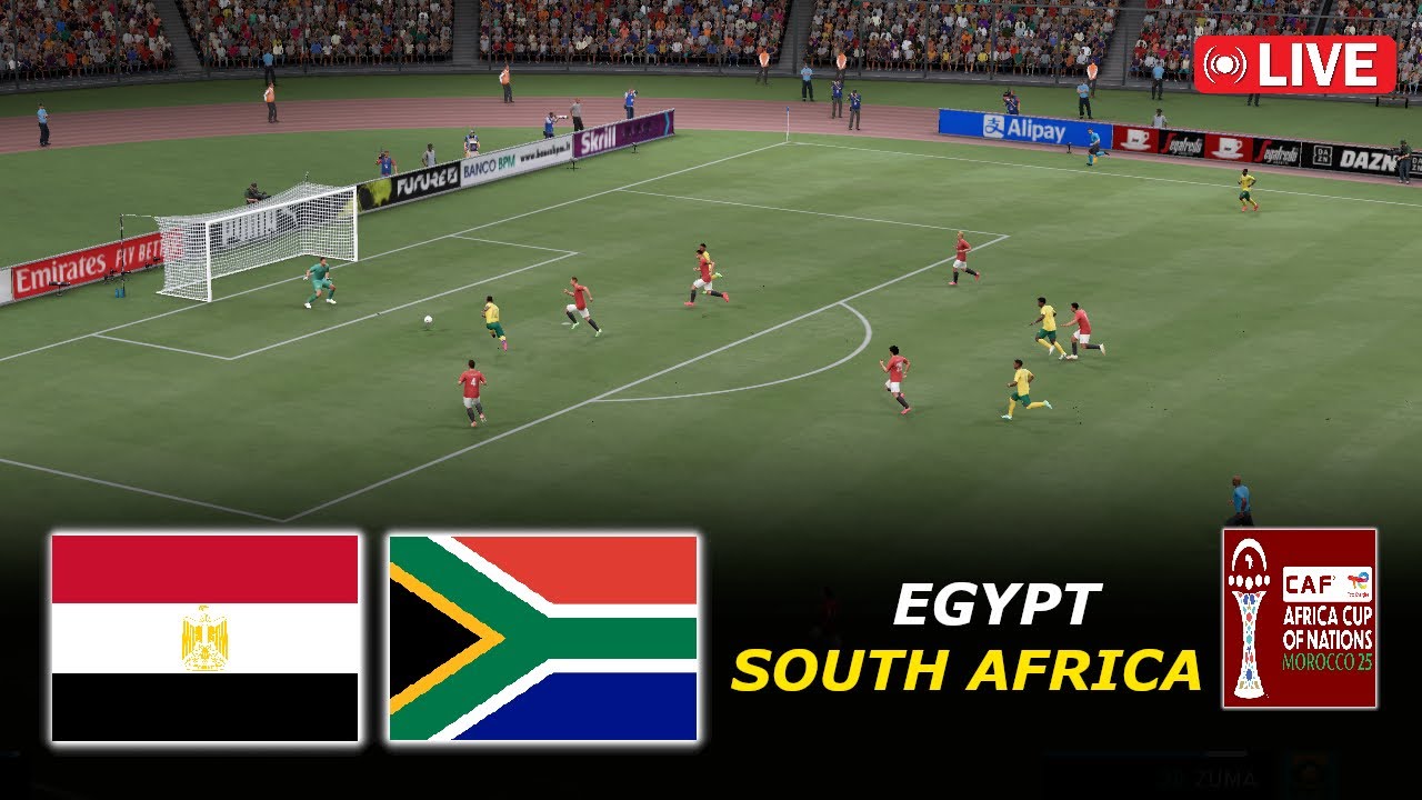 🔴Egypt vs South Africa | Africa Cup of Nations 2025 | eFootball PES 21 ...