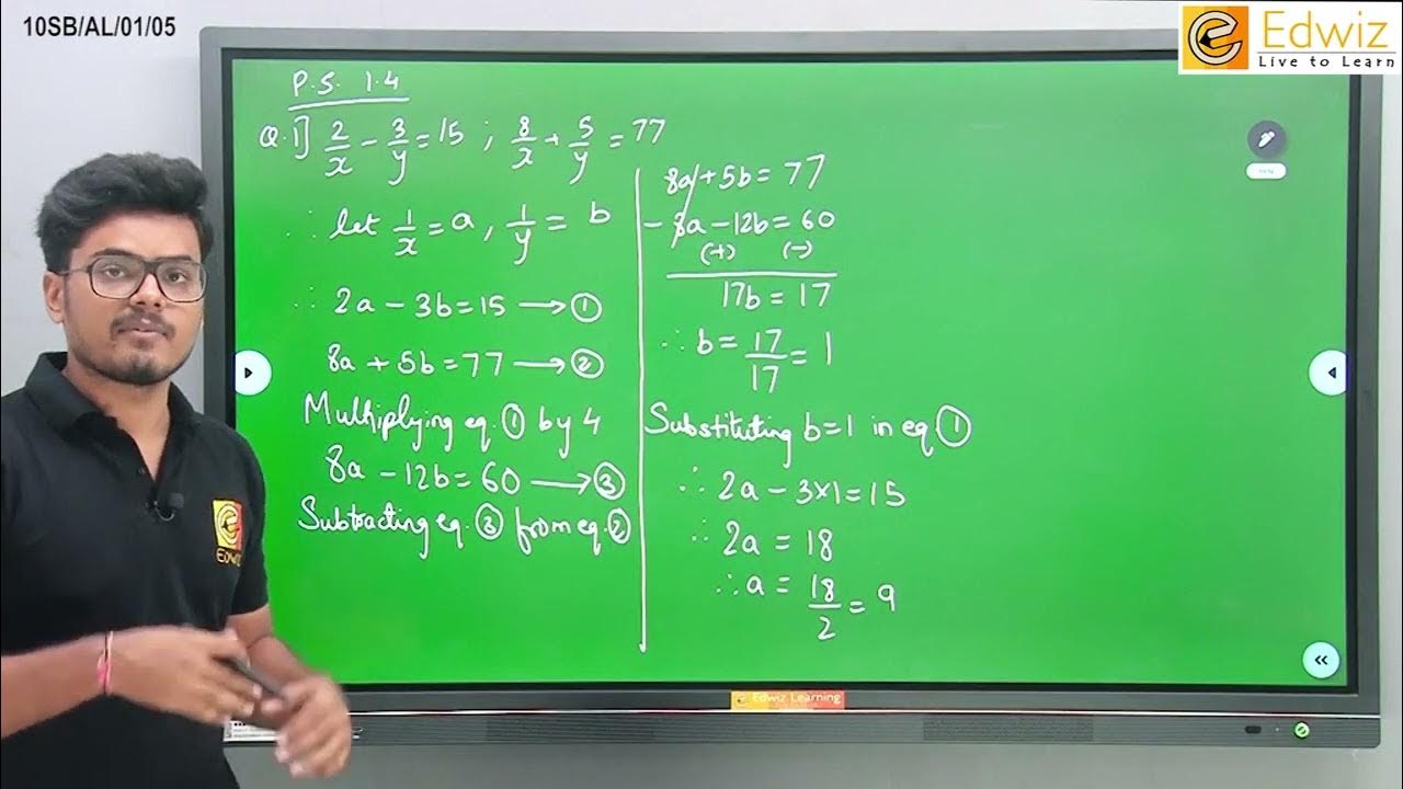Converting Non linear Equations to Linear Form (Algebra 10th State ...