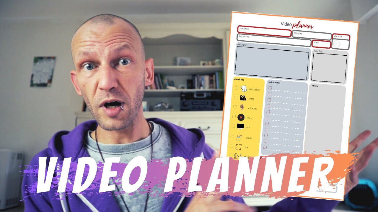 FREE video planner template - how to plan your video shoot - YouTube