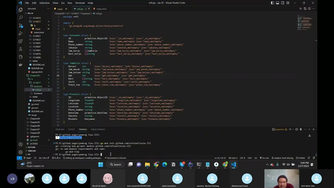 Type Struct dan Fungsi di golang - YouTube