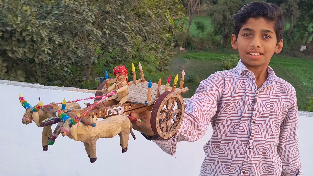 how to make bailgadi bullock - YouTube