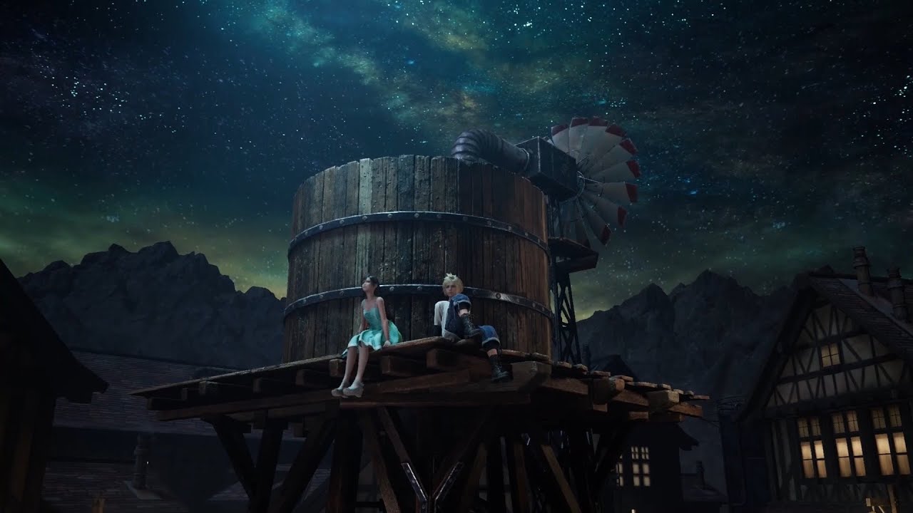 Final Fantasy VII Remake - Water Tower Flashback 1080p - YouTube