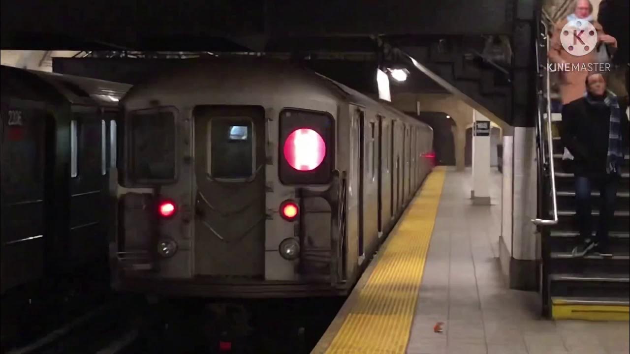 MTA NYCT Subway: R62A (1) Train Action At 168th Street - YouTube
