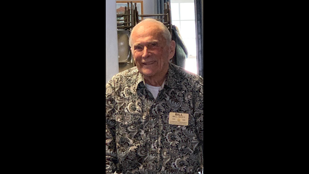 Speaker Bill Skiff, Founding member of Williston/Richmond Rotary Club 2 ...