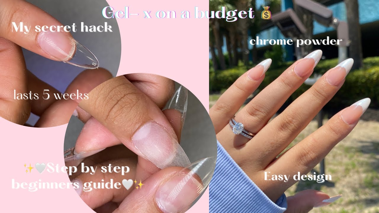 STEP BY STEP BEGINNERS GUIDE FOR GEL-X APPLICATION AT HOME EASY AND ...