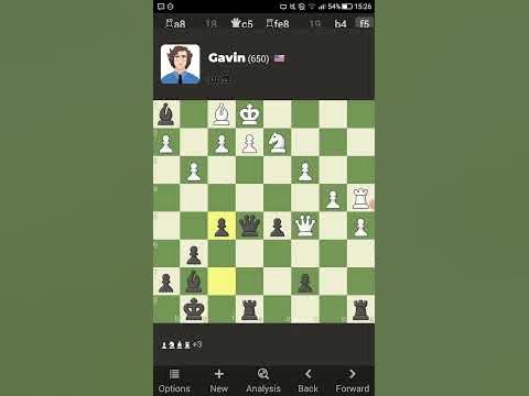 I beat the new bot Gavin bot on chess.com!#chesscom #chess #chessbots - YouTube