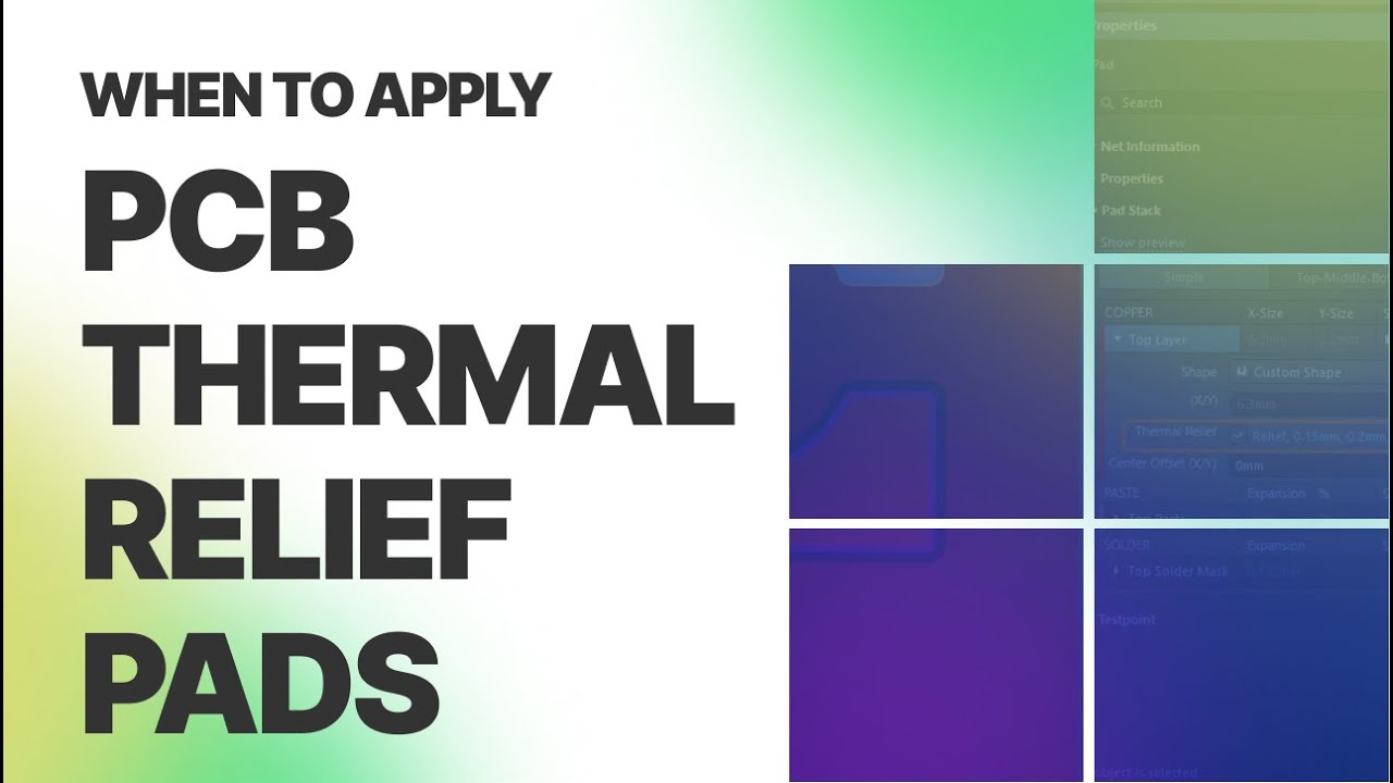 When to Apply Thermal Relief Pads to Your PCB - YouTube