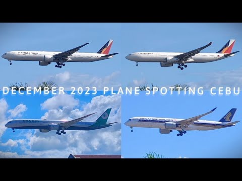 DECEMBER 2023 PLANE SPOTTING COLLECTION At Mactan-Cebu International ...