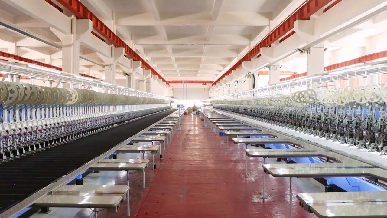 New Tech MAYA Joint embroidery machine,2 machines combined as one ...