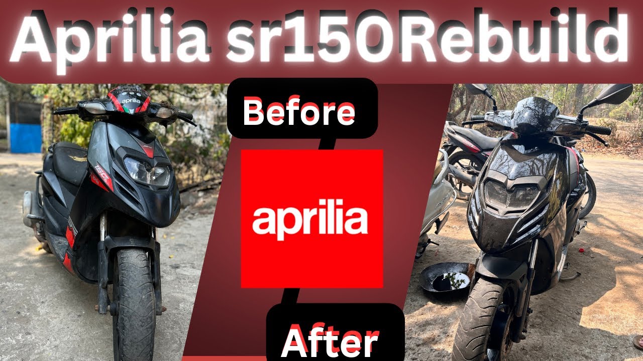 Watch This Incredible Aprilia sr150 Restoration|#aprilia #aprilia - YouTube