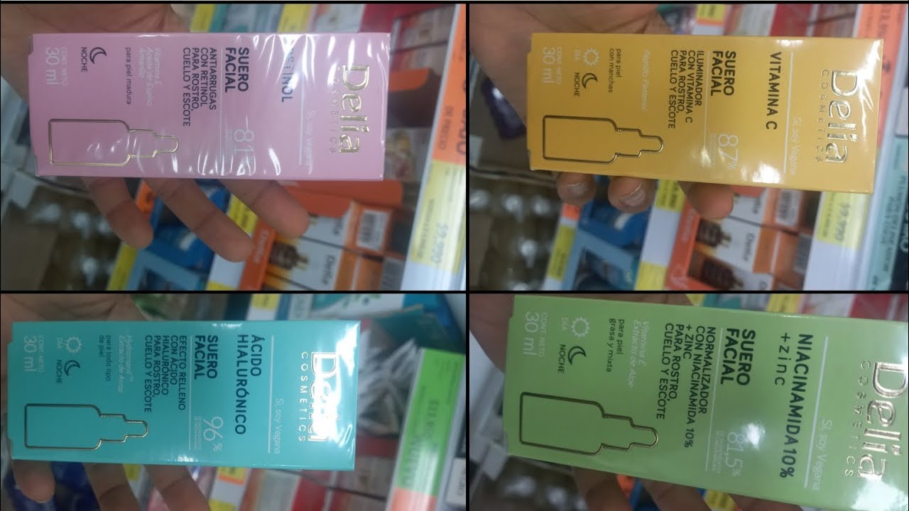 Nuevos serums Delia Cosmetics (Tiendas D1) - YouTube