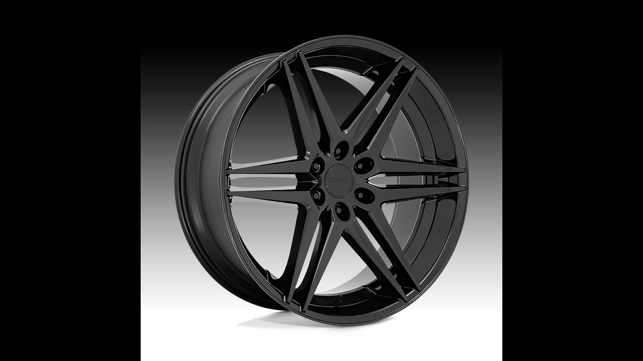 Dub Dirty Dog S268 Gloss Black Custom Wheel Spin - YouTube