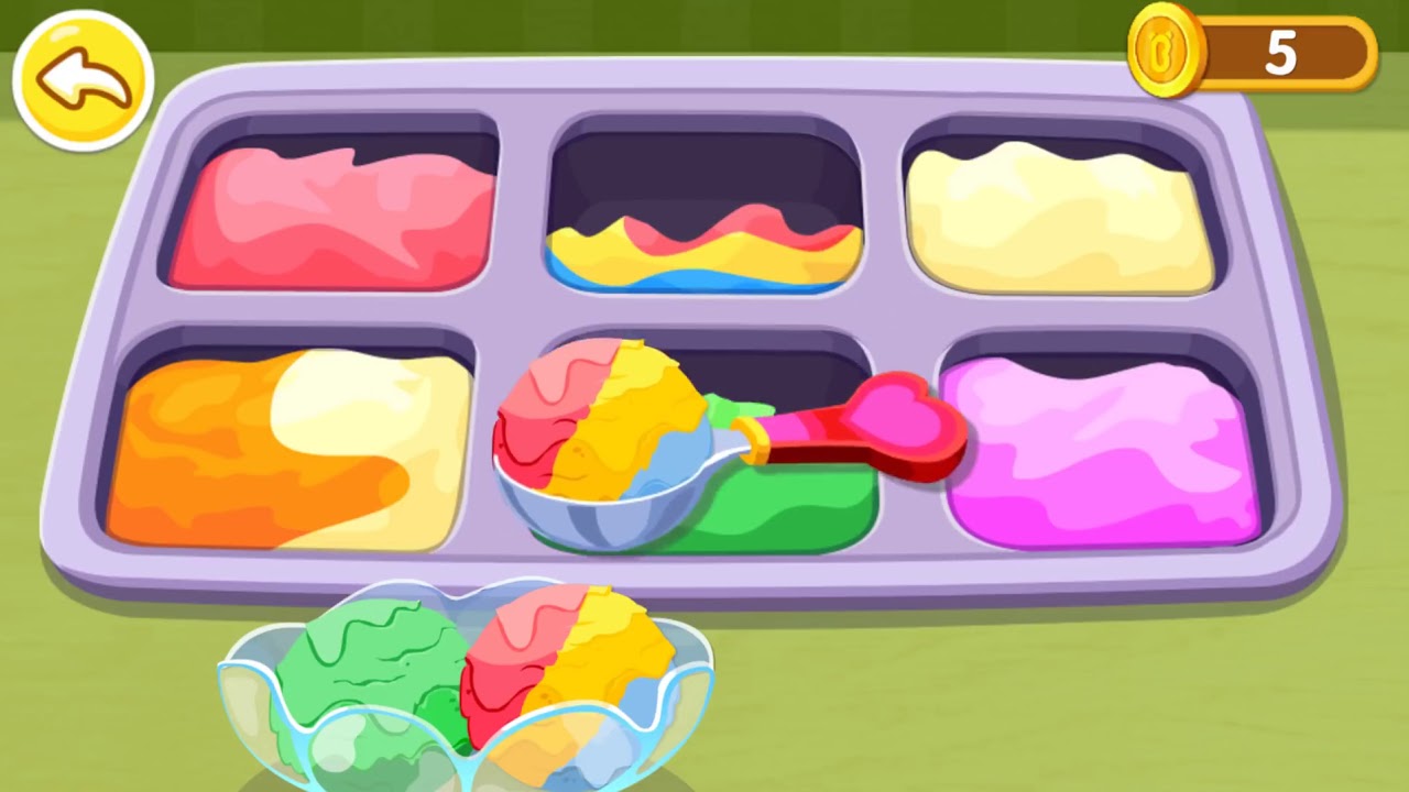 BABY BUS Baby Panda's Cafe Fun Kids Kitchen Cooking Game - games ...