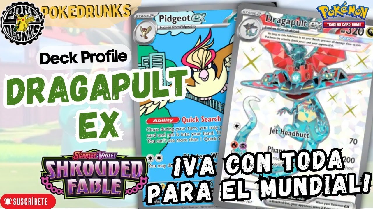 Pokemon TCG Shrouded Fable Dragapult Ex Deck Profile | Dragapult va por ...