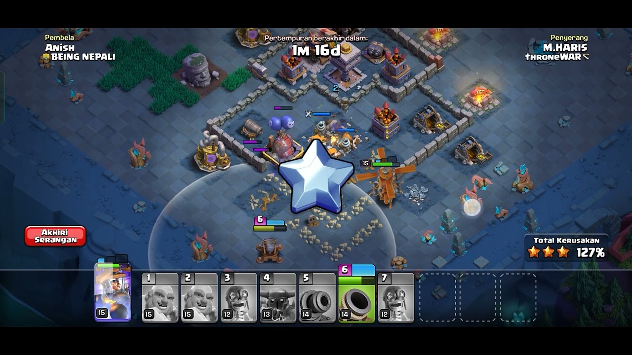 Attacking Night Village With Strategy | Coc Game Strategy - YouTube