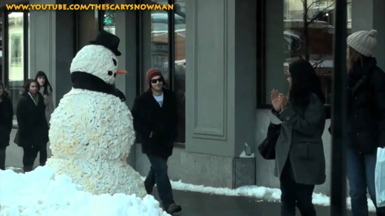 Candid Camera Snowman Scare - YouTube