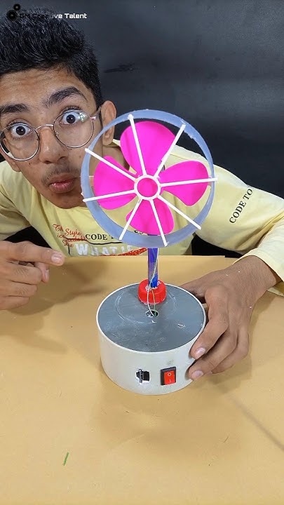 Making a Mini Chargeable Table fan🪭 -#shorts #fan #dcmotor #tablefan # ...