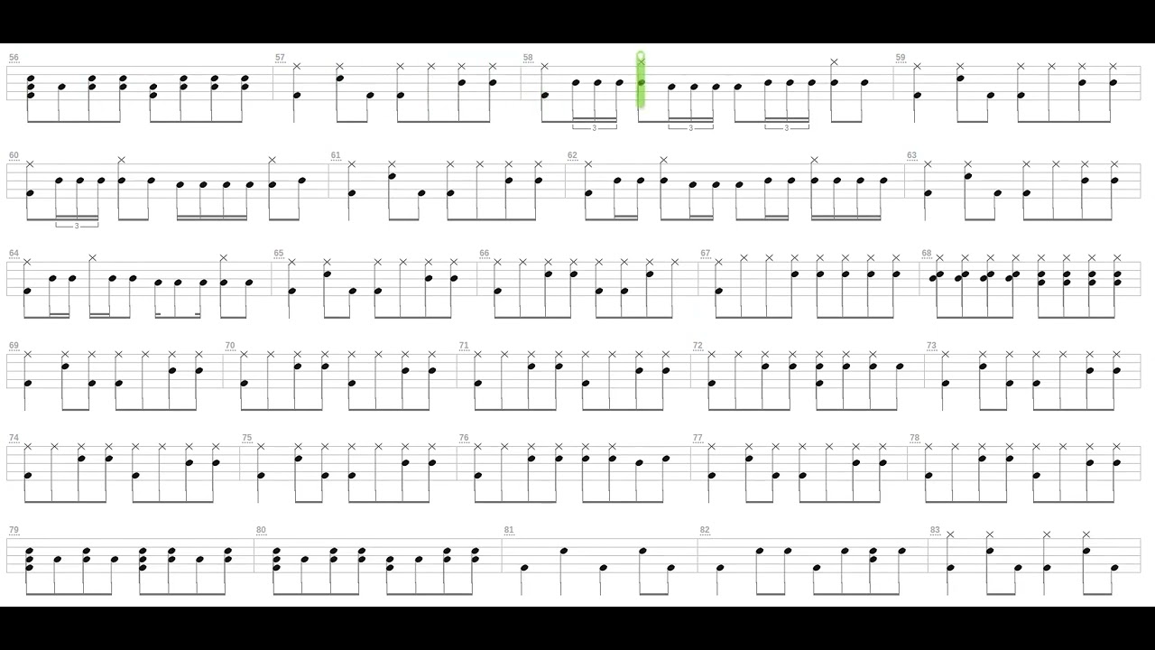The Rise and Fall of Flingel Bunt + The Shadows + Drum only + Drum tab ...