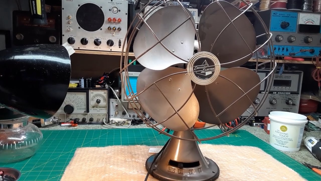 Emerson Bullet Fan - Model: 77646 SL - Awesome Bronze Color - YouTube