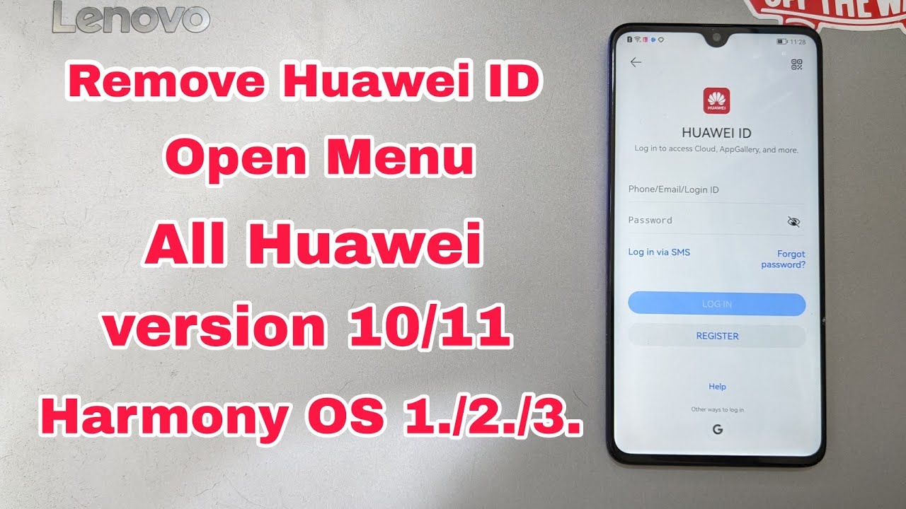 How to Remove Huawei ID Open Menu - YouTube
