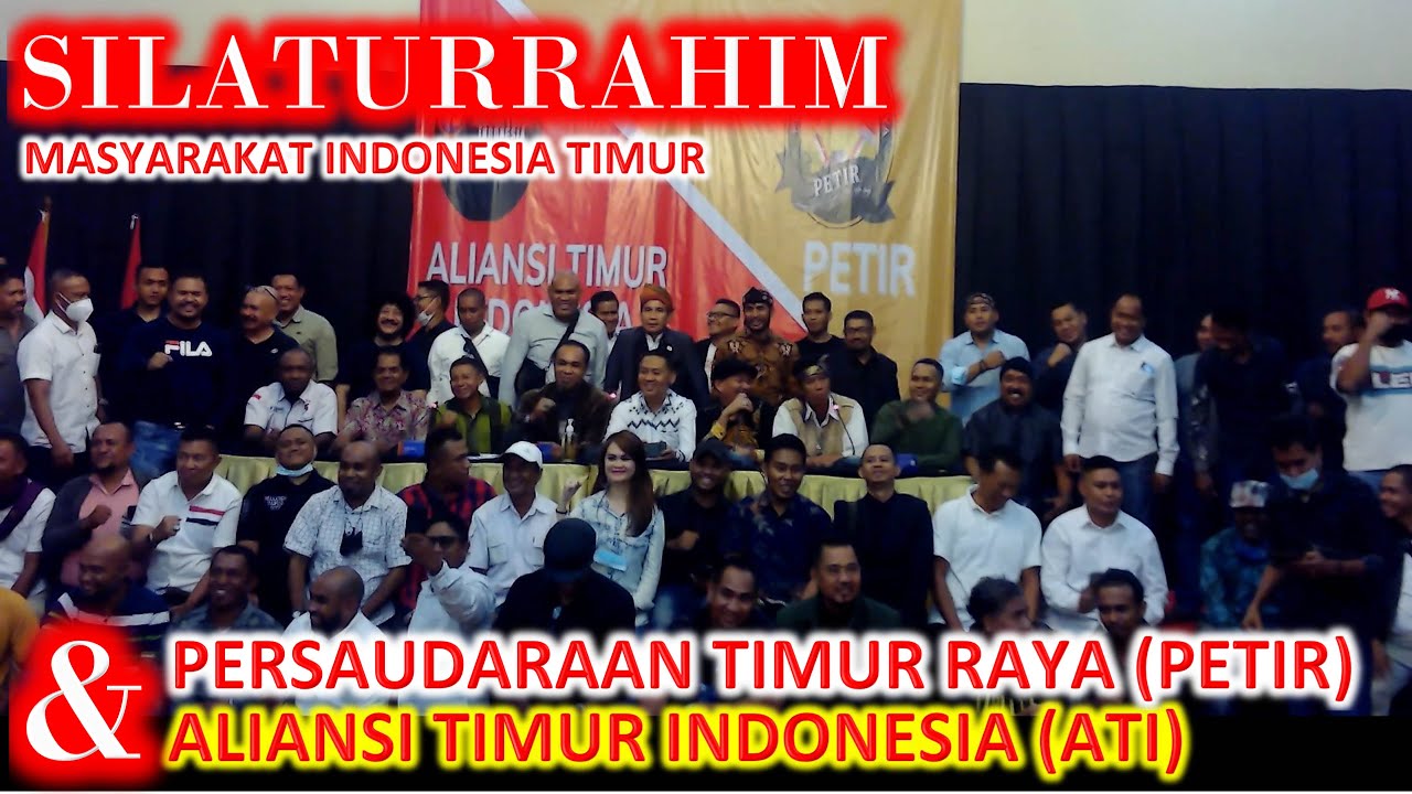 Silaturrahim Akbar; PETIR (Persaudaraan Timur Raya) dengan ATI (Aliansi ...