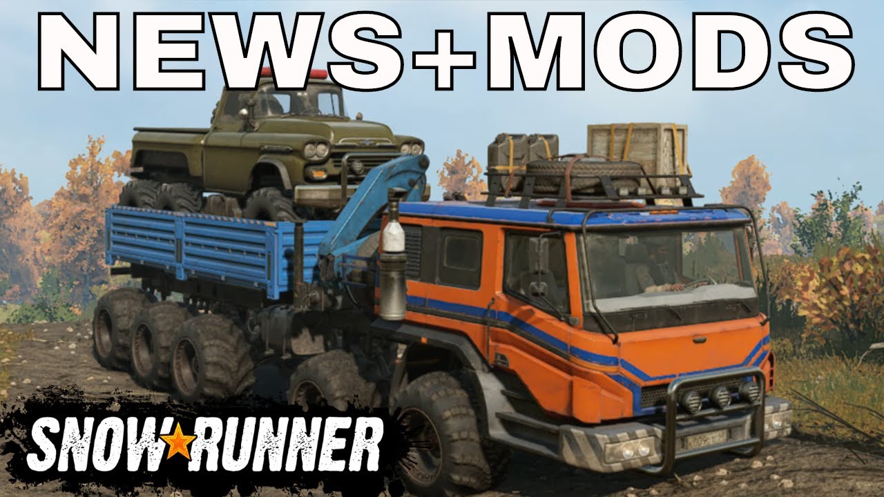 SNOWRUNNER NEWS BUG LIST UPDATE & NEW MODS IN SNOWRUNNER MODS IO - YouTube