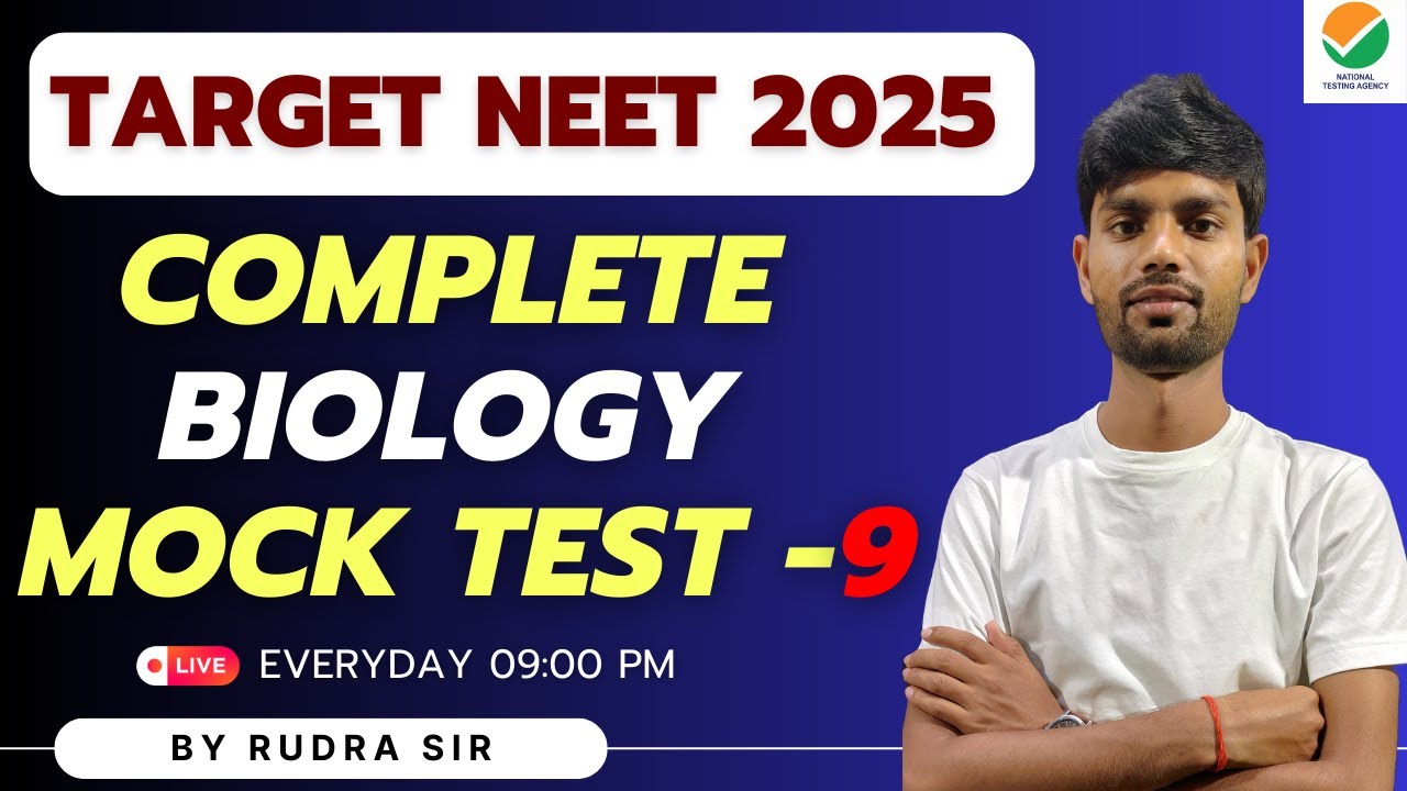 NEET Biology 100 MCQ Most Expected Questions 2024/2025 | Biology Full ...